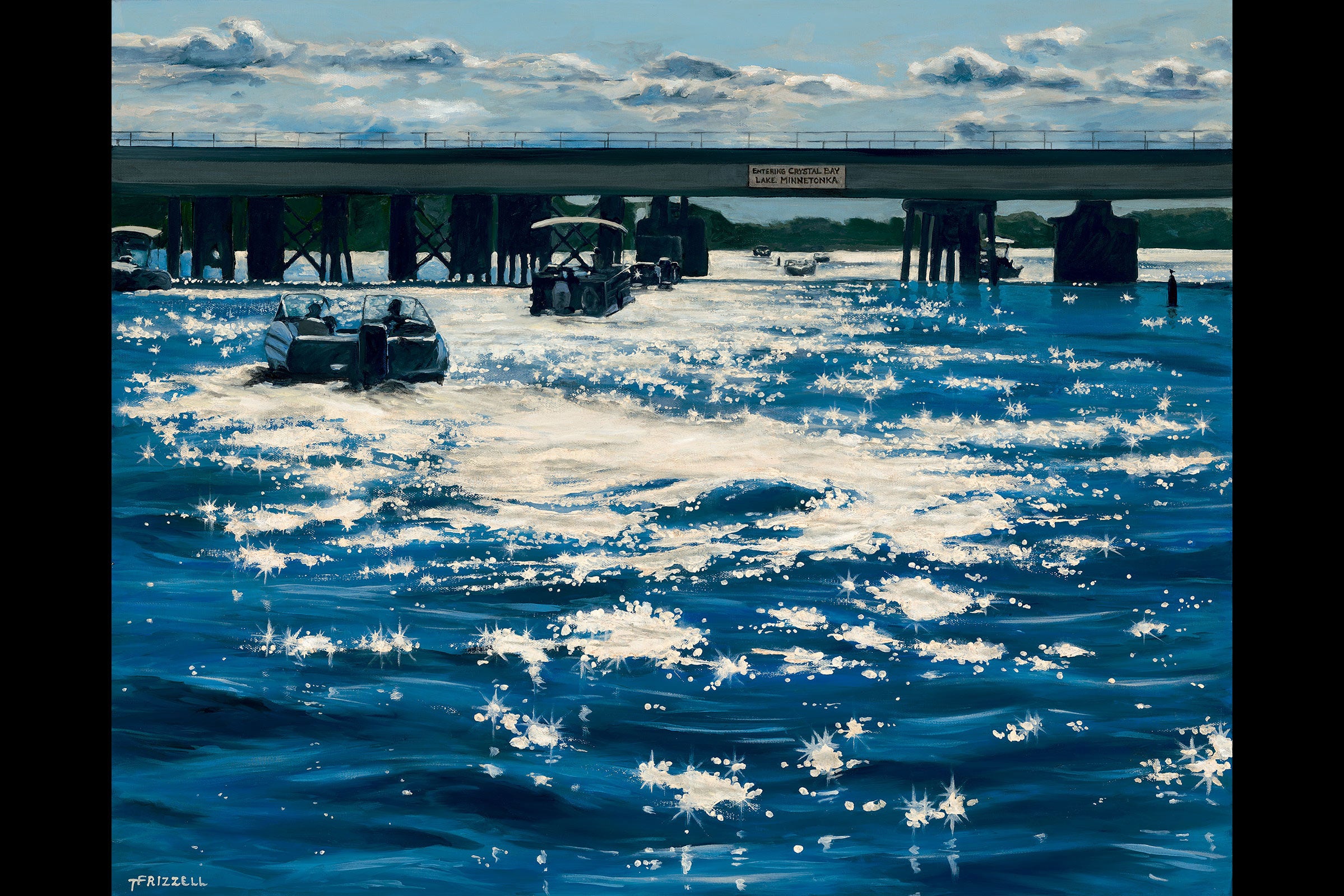 Sparkling Waters of Lake Minnetonka | Artist Tracy Frizzell